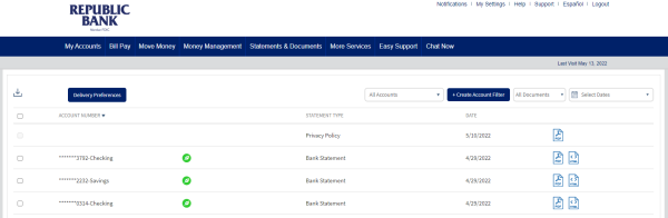 Statements & Documents - Republic Bank